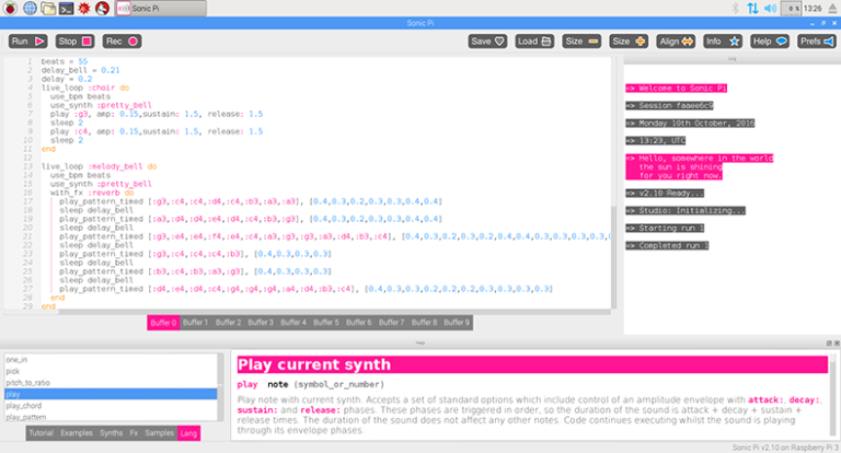 A Sonic Pi Christmas – beanz Magazine