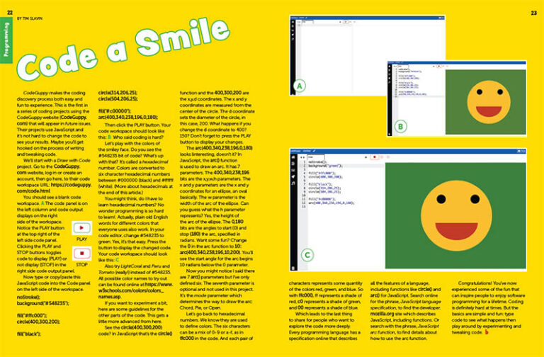 Home Page - beanz Magazine - beanz Magazine - Kids, Code, and Computer ...